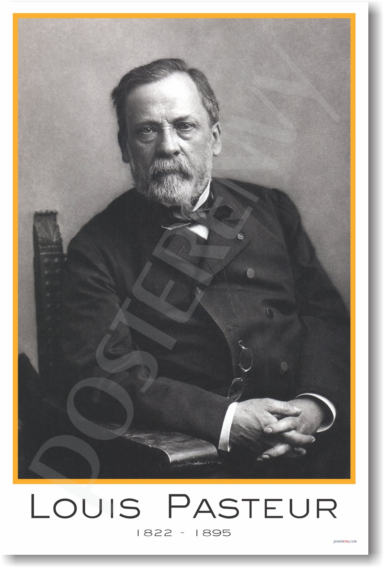 Amazon.com: Louis Pasteur 1822-1895 - NEW Famous Scientist Poster ...