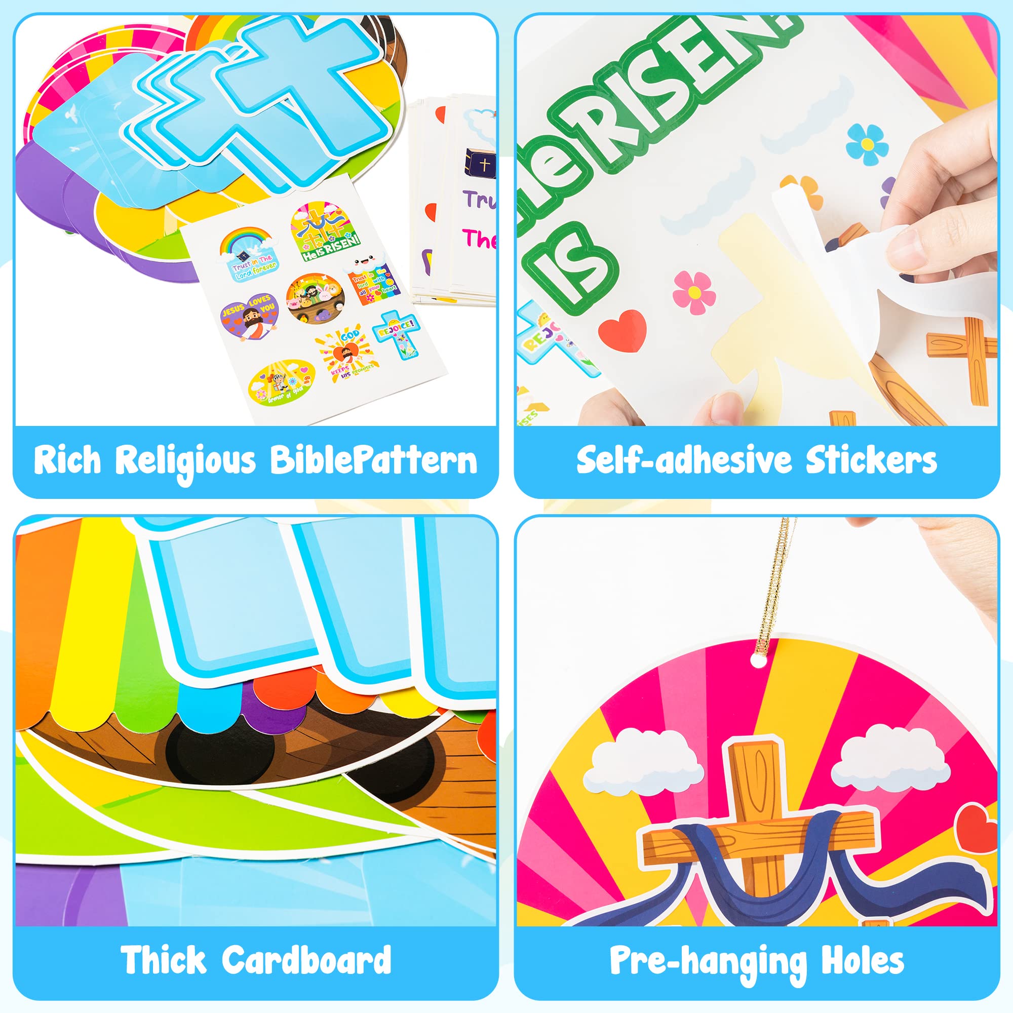 Snapklik.com : Christian Religious Craft Kit - 66Pcs Christian DIY ...