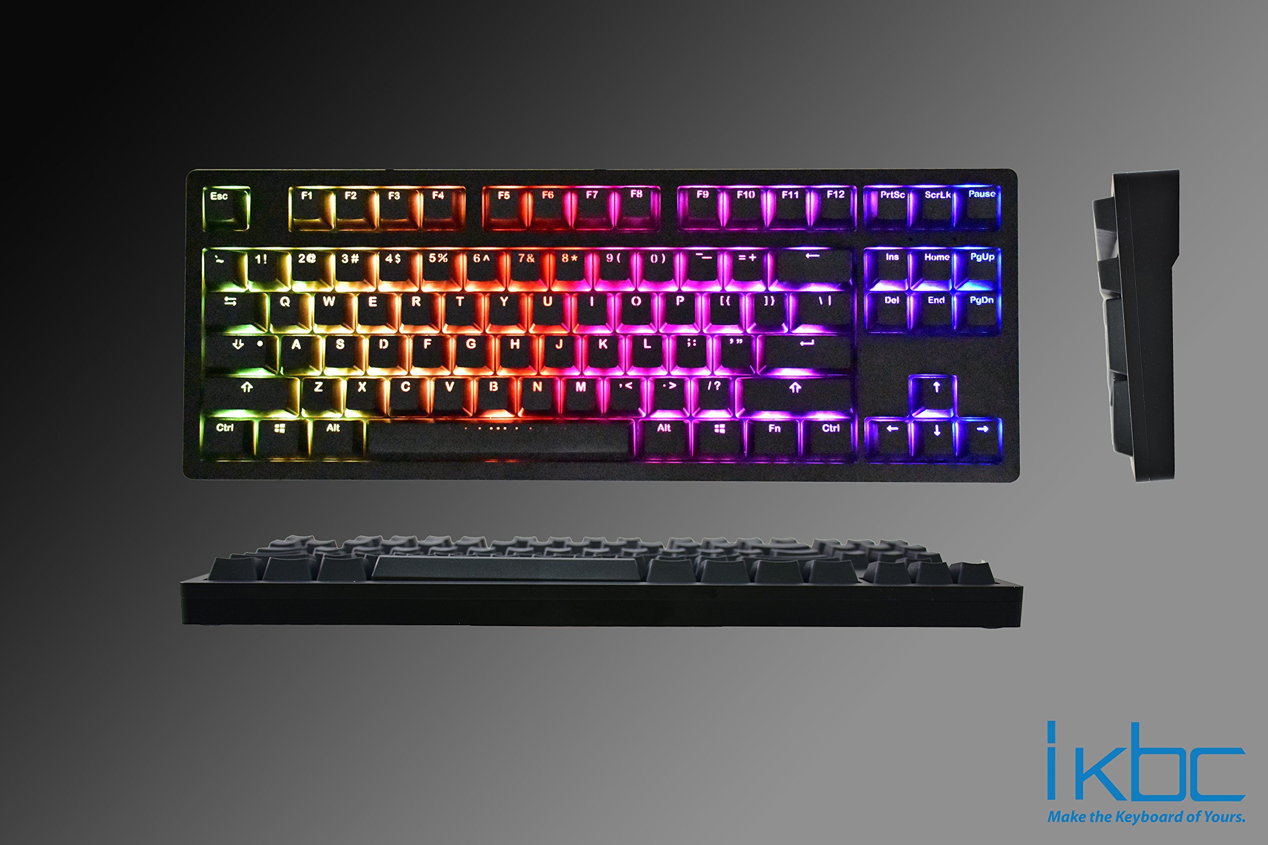 IKBC MF87 V.2 RGB Mechanical Keyboard with Cherry MX Brown Switch ...