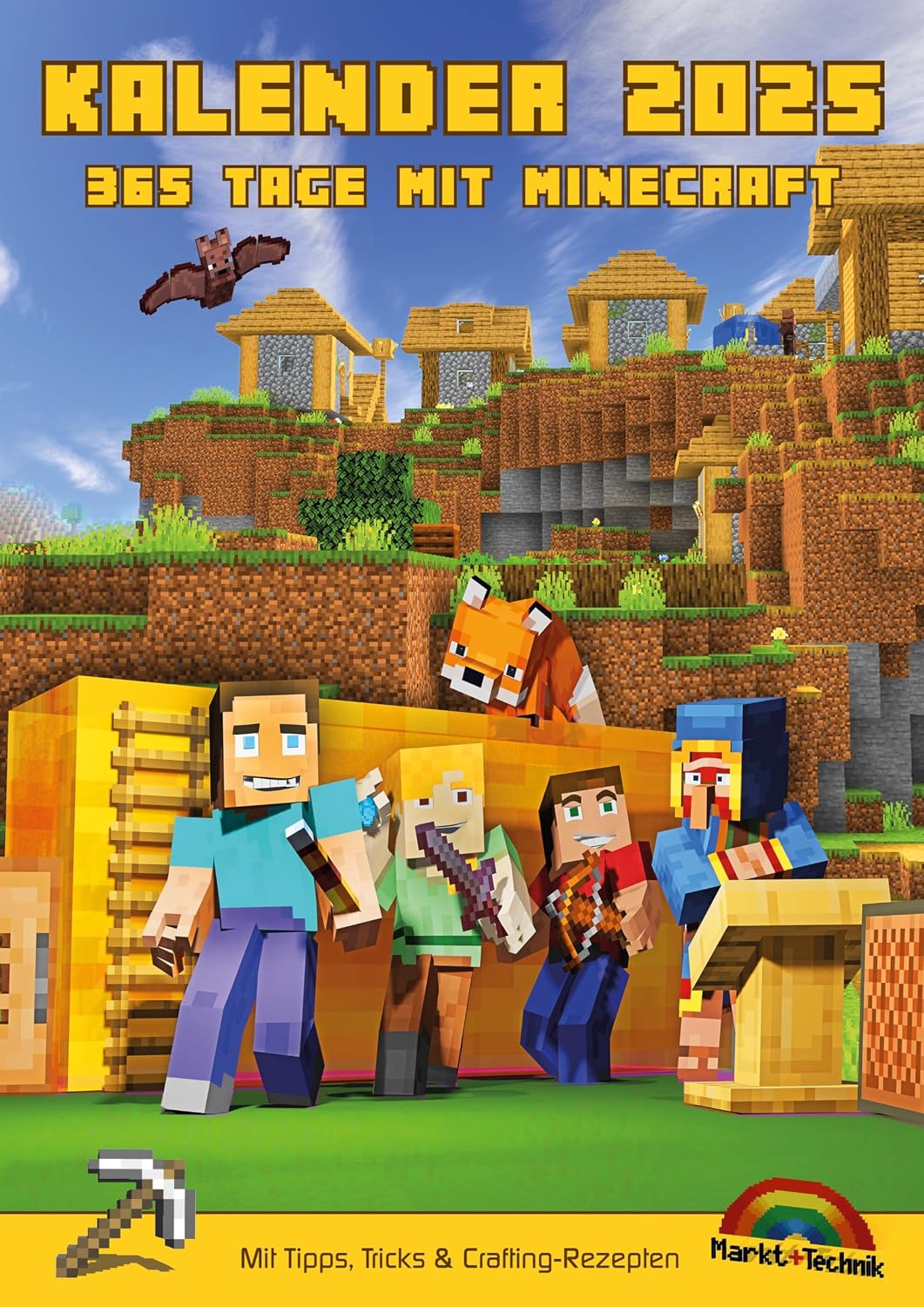 Kalender 2025 - 365 Tage mit Minecraft; inklusive Tipps, Tricks ...