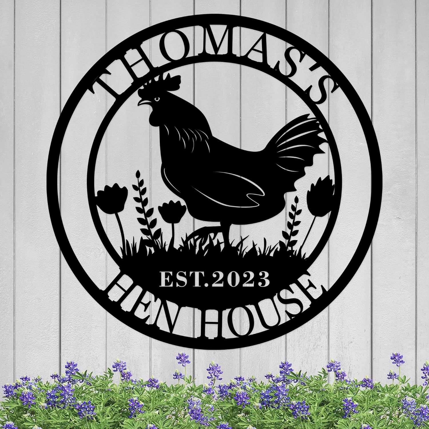 Amazon.com: Custom Chicken Coop Signs, Personalized Farm Sign Custom ...