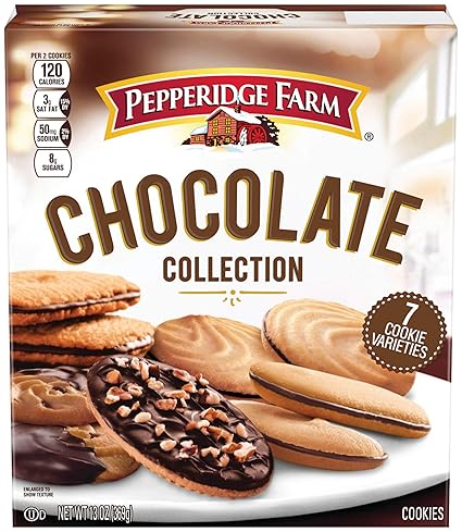 Amazon.com: Pepperidge Farm Cookies Chocolate Collection, 7 Cookie ...
