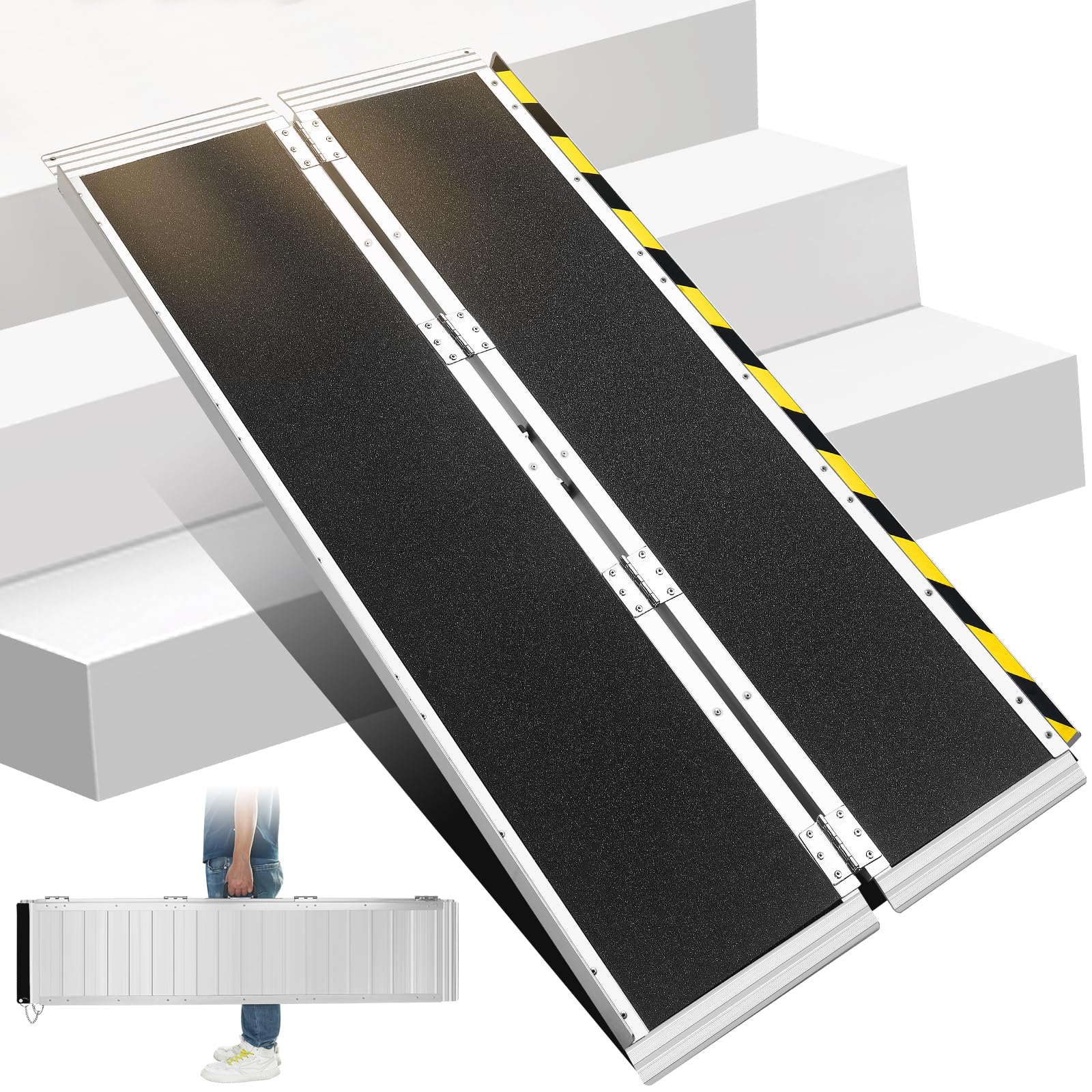 Amazon.com: Wheelchair ramp 5FT, Lightweight, Foldable and Portable ...