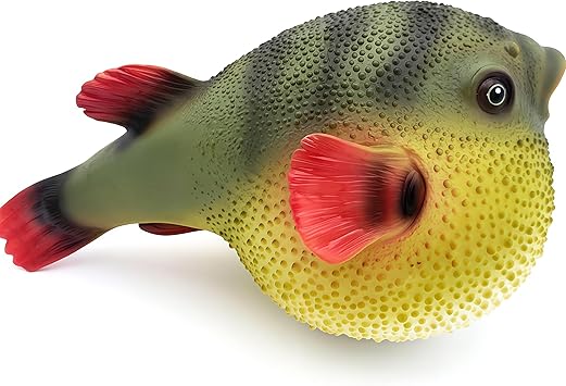 Amazon.com: Gemini&Genius Sea Animal Pufferfish Action Figure Soft ...