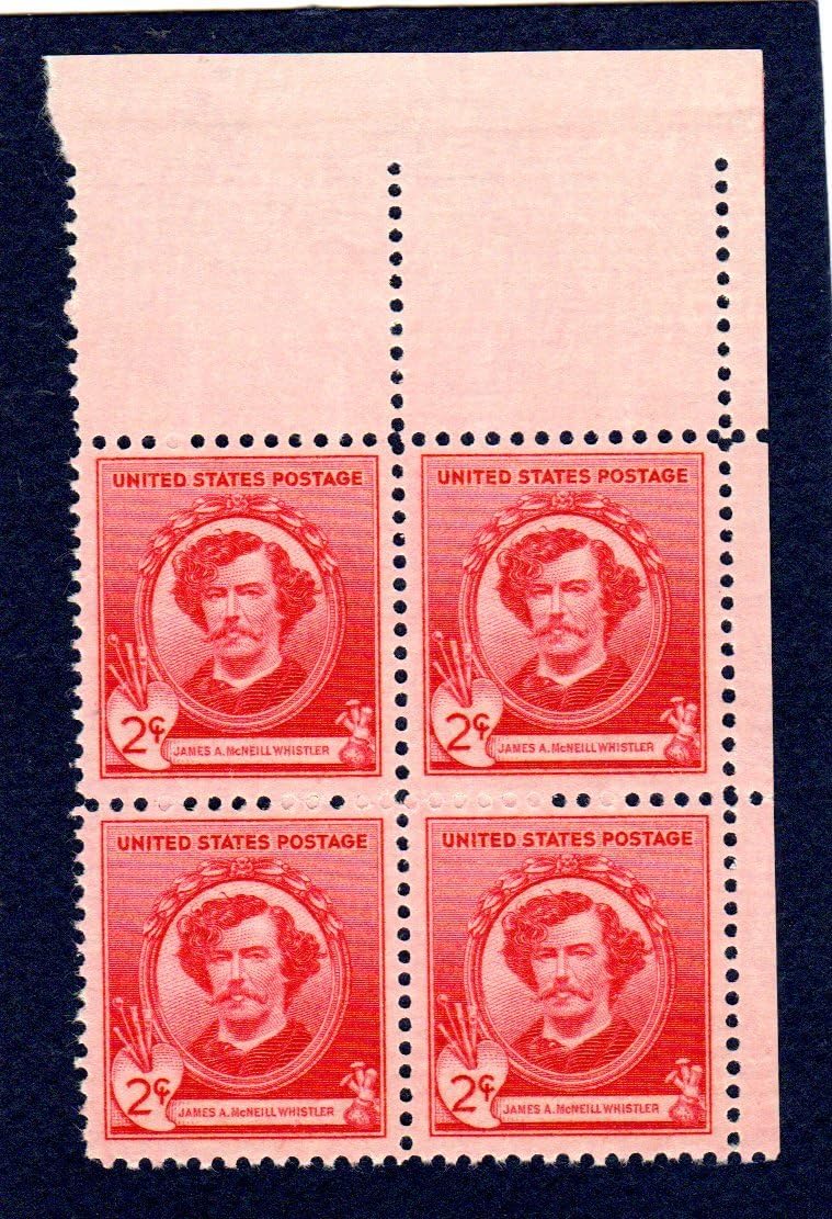 Amazon.com: Postage Stamps United States. Block of Four 2 Cents Rose ...