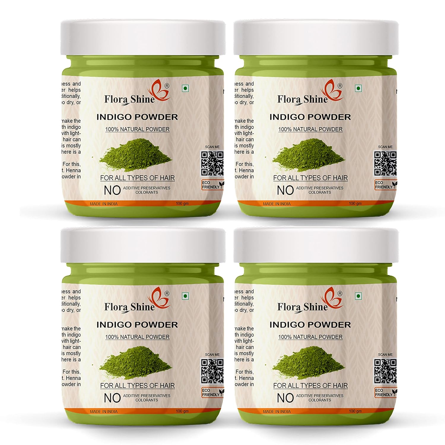 Buy Flora Shine Pure & Natural Indigo Powder Long Lasting Herbal Hair ...
