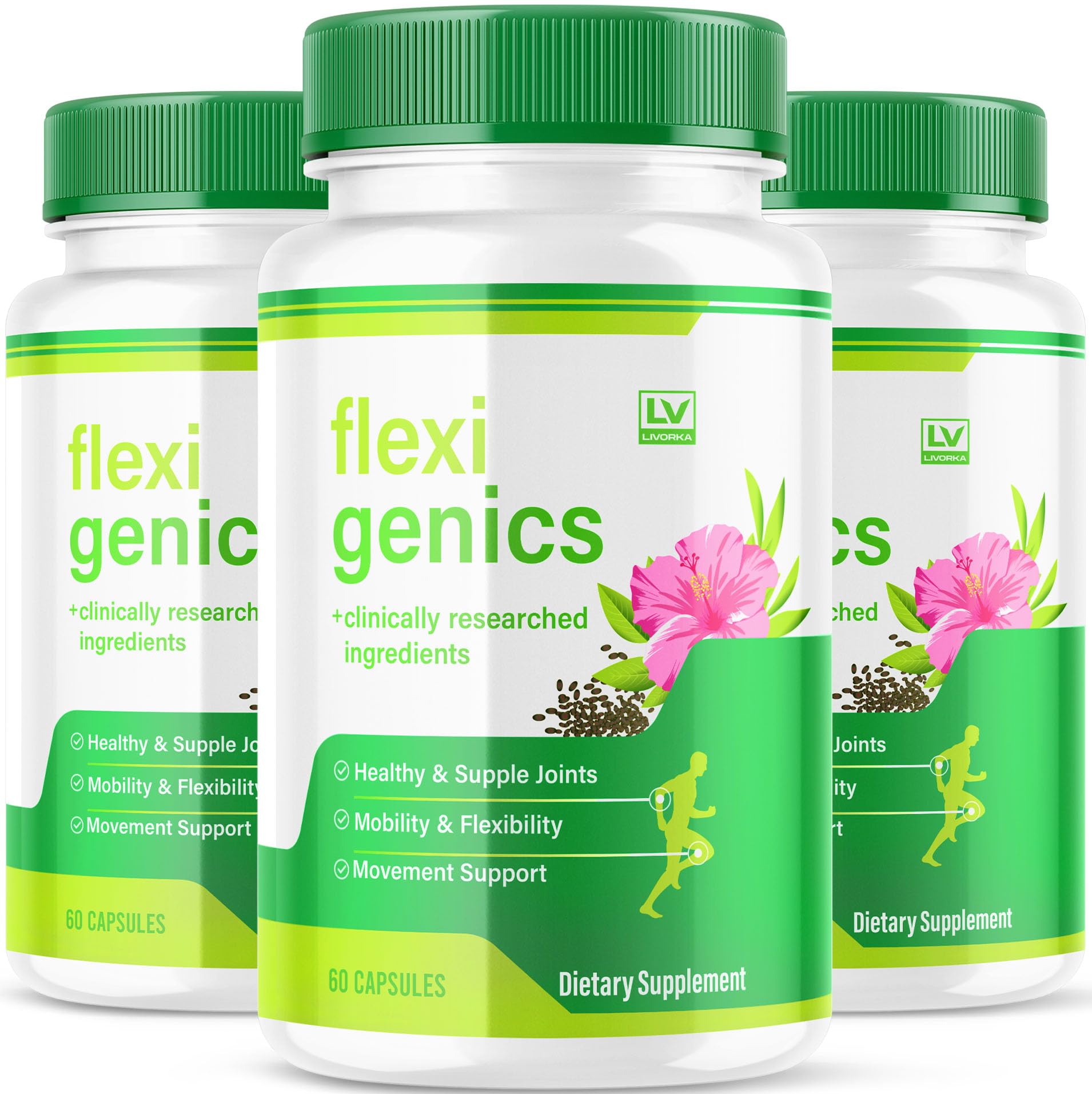 Amazon.com: (3 Pack) Flexigenics Supplement Capsules, Flexigenics ...
