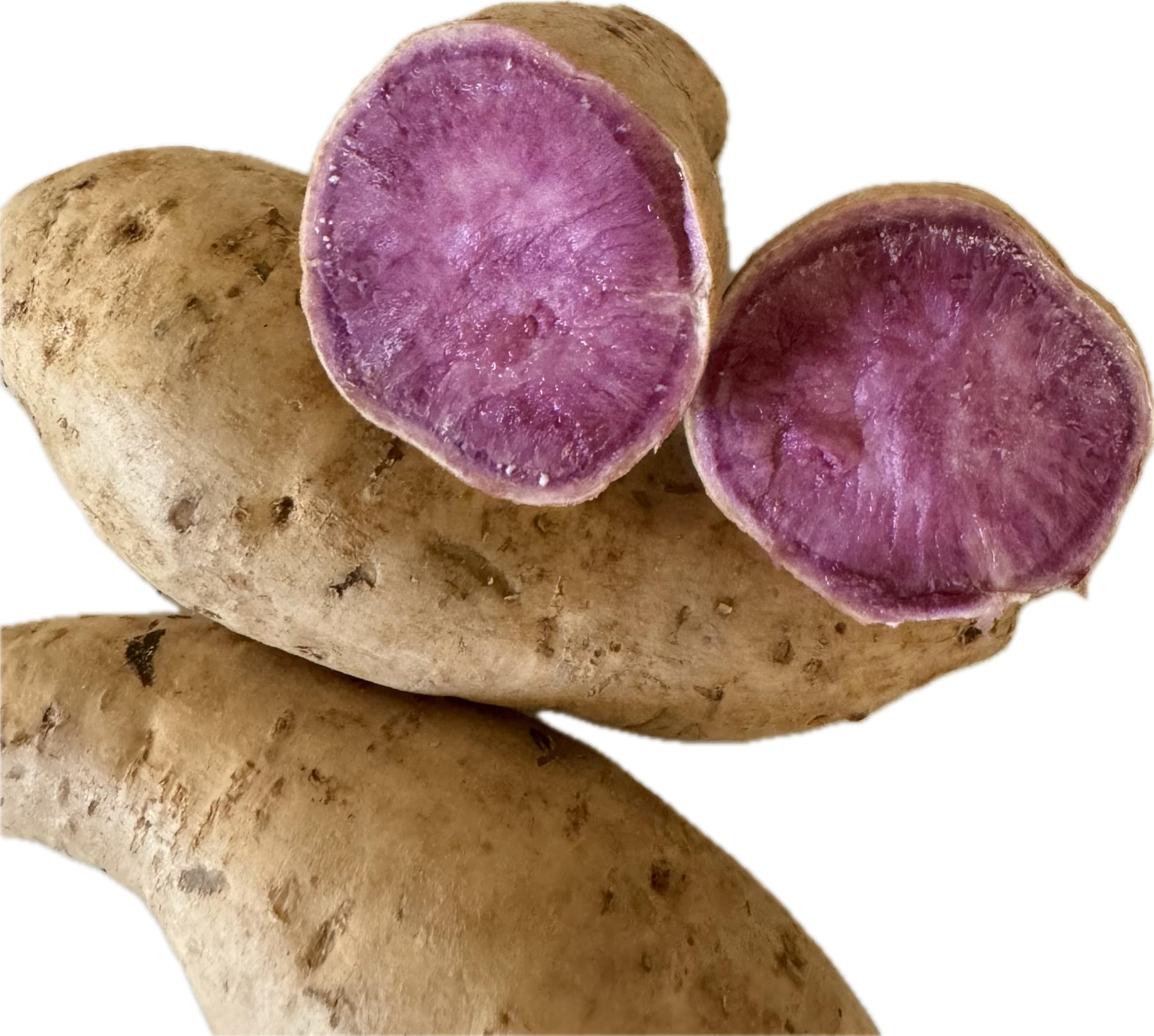 Amazon.com: 4 Pounds Fresh Okinawan Japanese Purple Sweet Potatoes ...