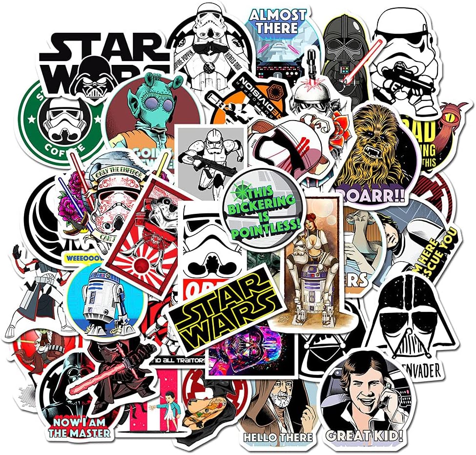 STAR WARS - THE CLONE WARS - STICKER COLLECTION - FULL BOX - 50 PACKETS ...