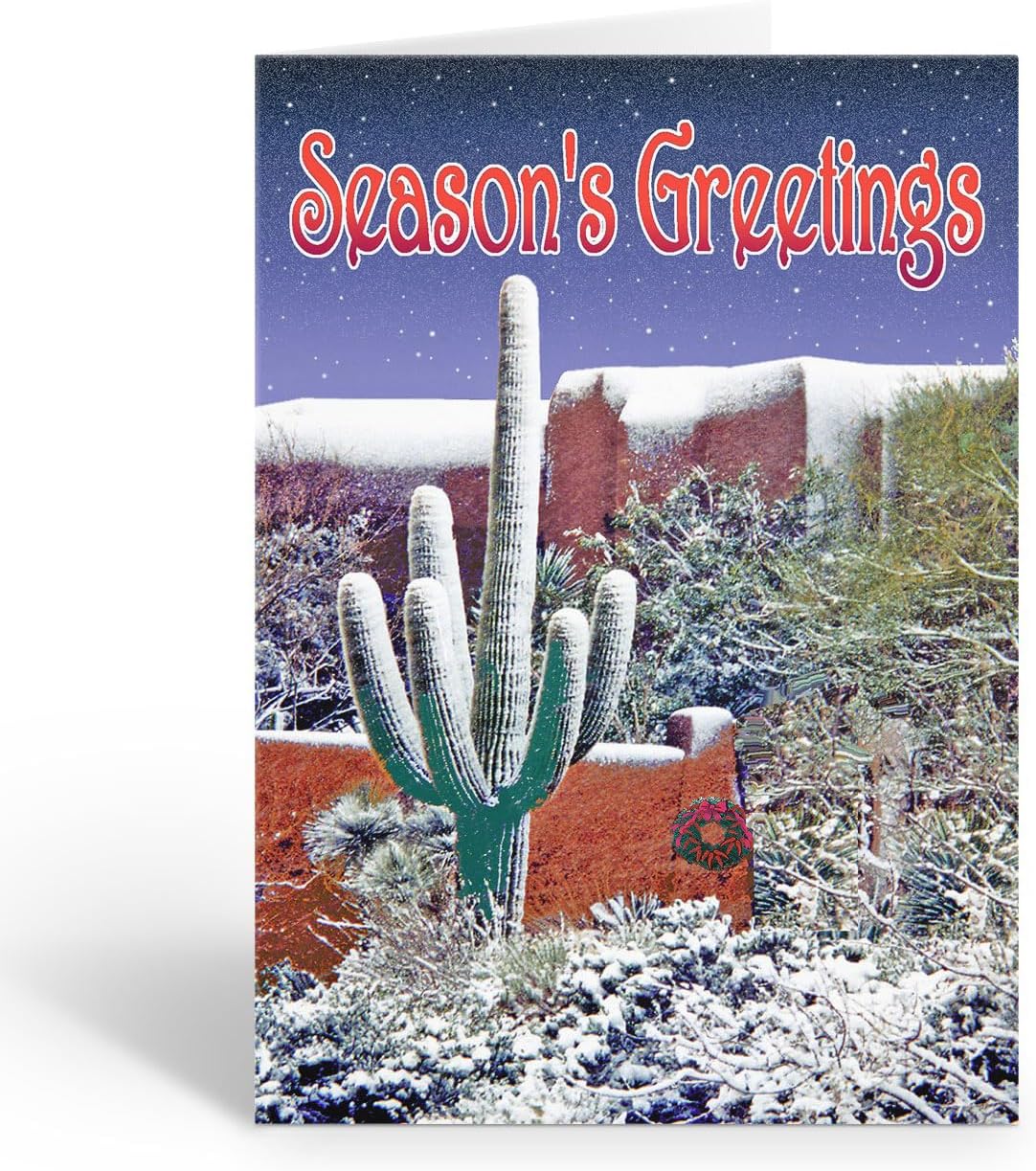 Amazon.com : Stonehouse Collection | Season's Greetings Arizona desert ...