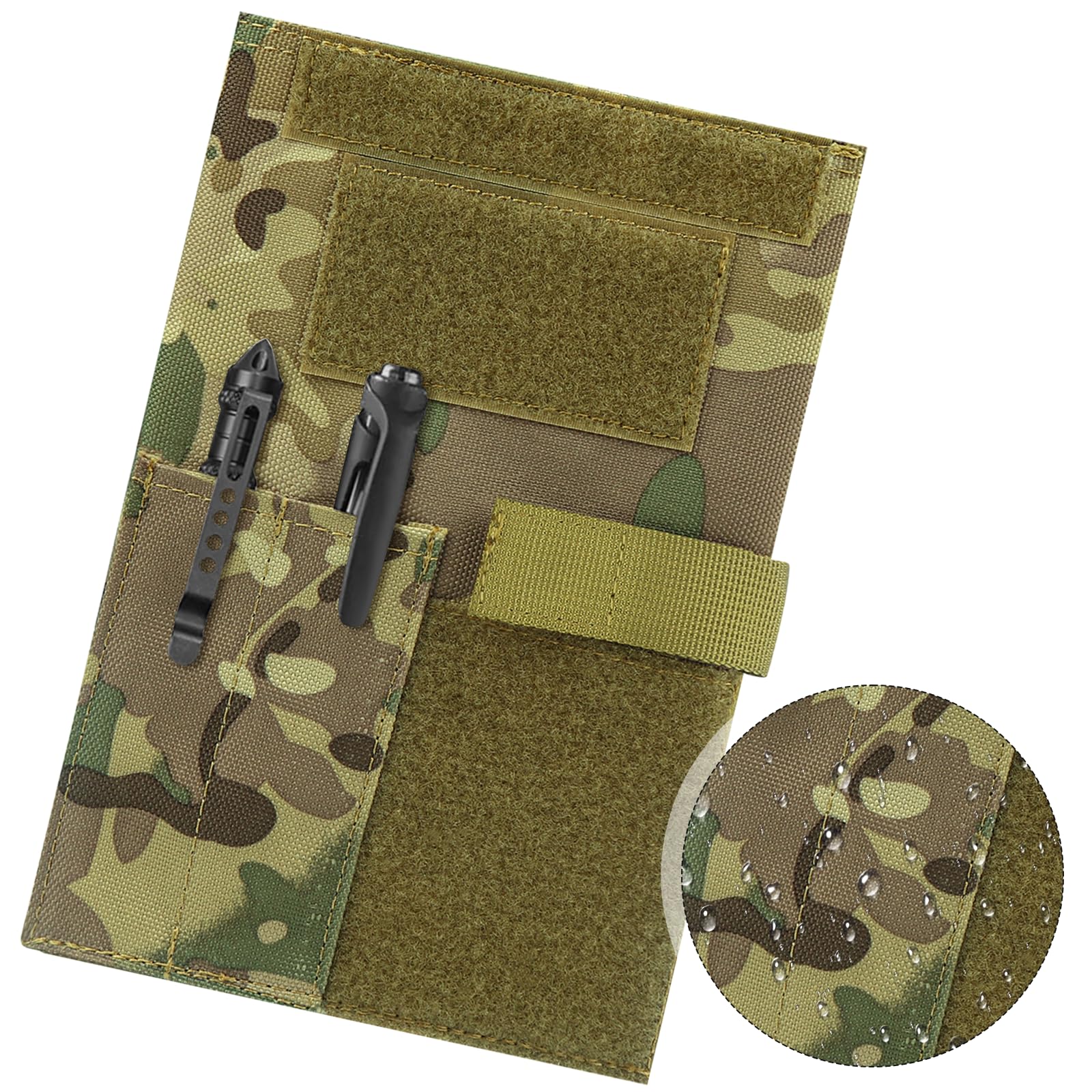 Amazon.com: Waterproof Tactical Notebook Cover 5.5”X 8” Military Log ...