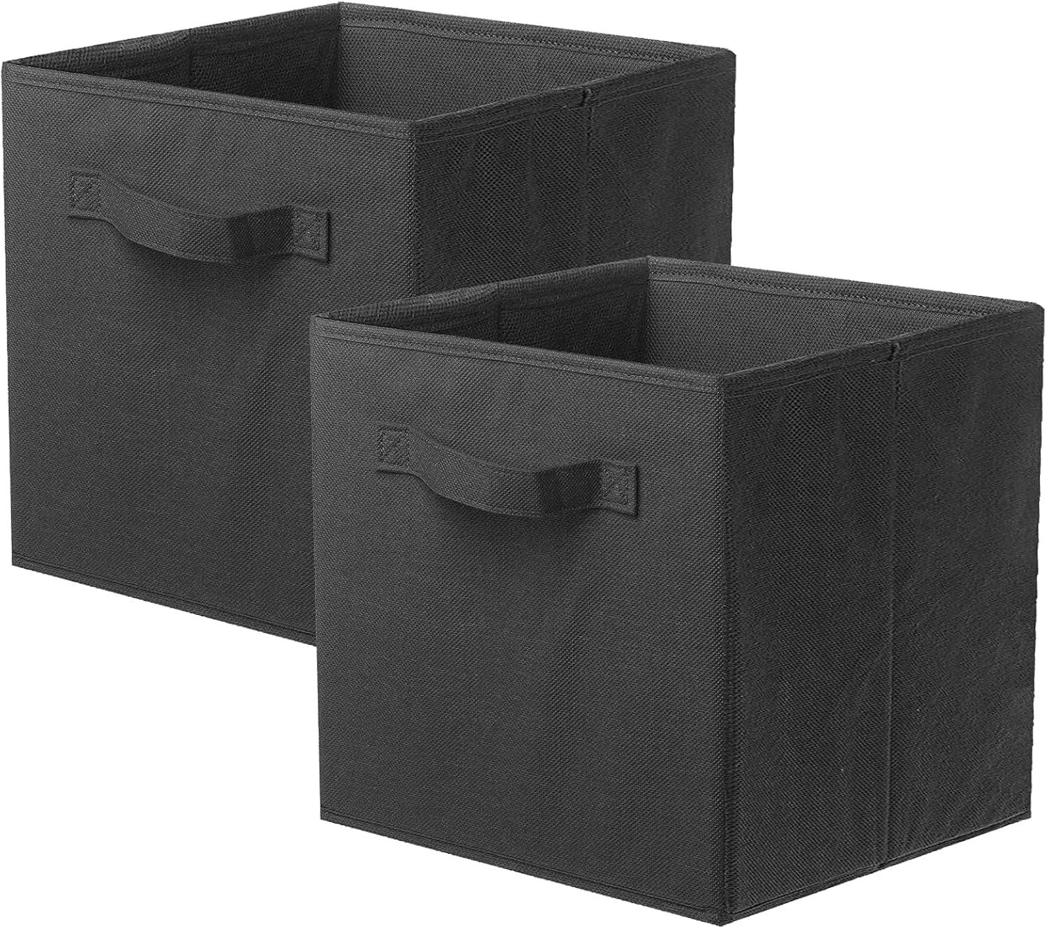 Amazon.com - PowerKing Collapsible Storage Cubes with Handles, Fabric ...