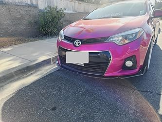 Amazon.com: DREAMOTOR Front Bumper Lip Spoiler, Car Universal ...