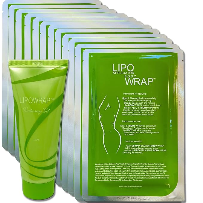 Amazon.com: lipo applicator Tummy Body Wrap with Guarana, Green Tea ...