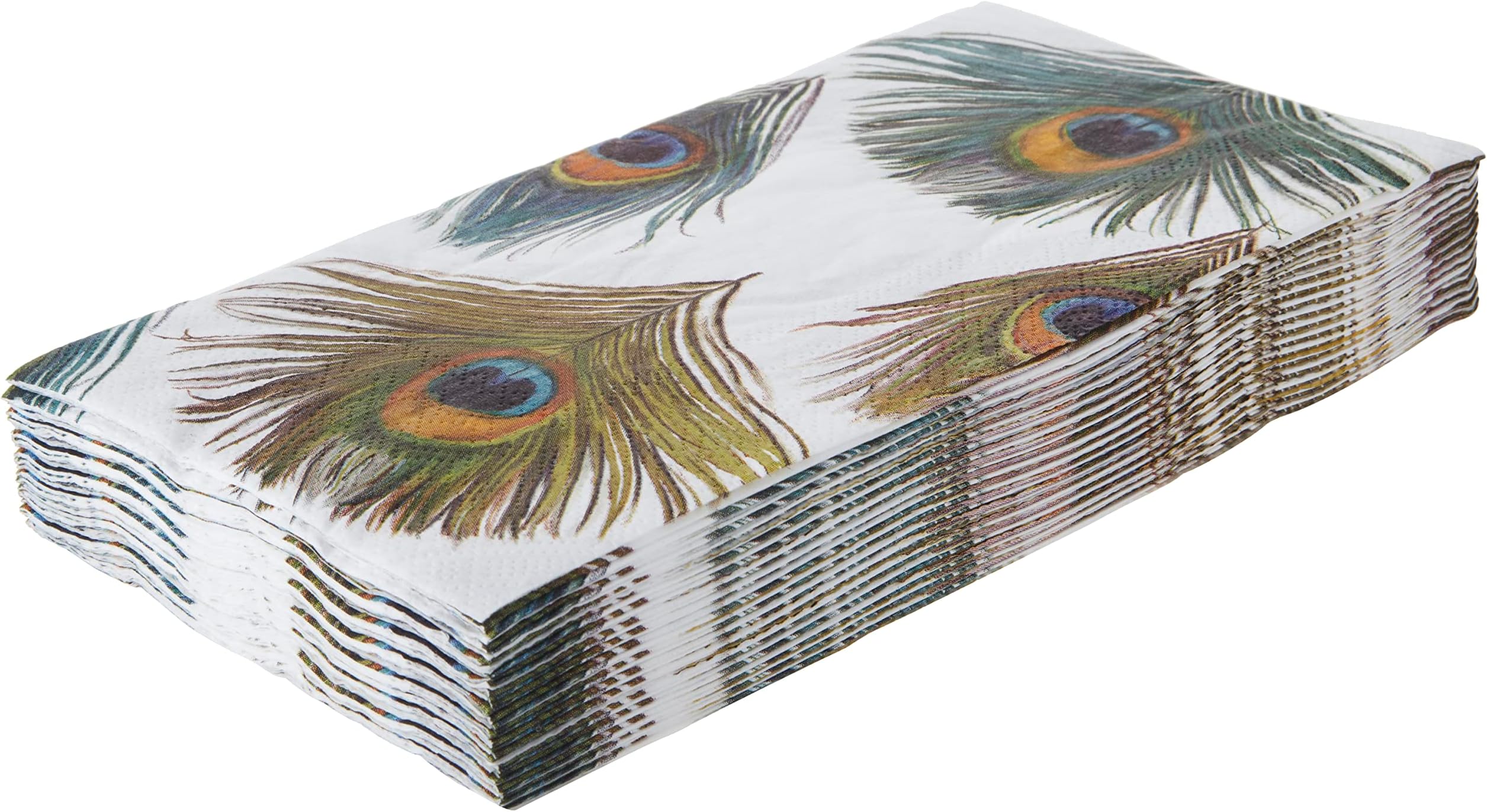 Amazon.com | Paperproducts Design PPD Pavo Guest Towels/Paper Napkins ...