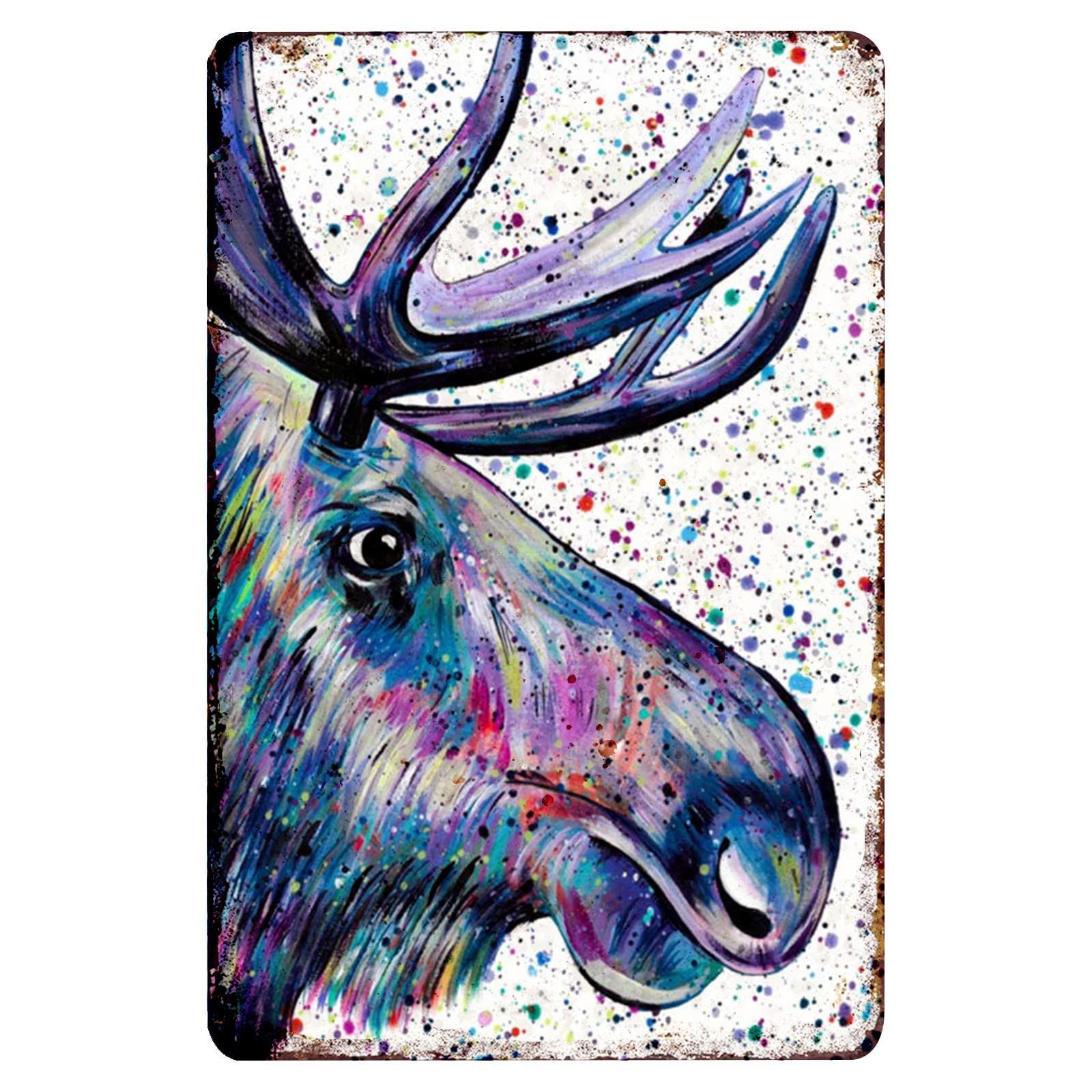 Abstract Moose Painting