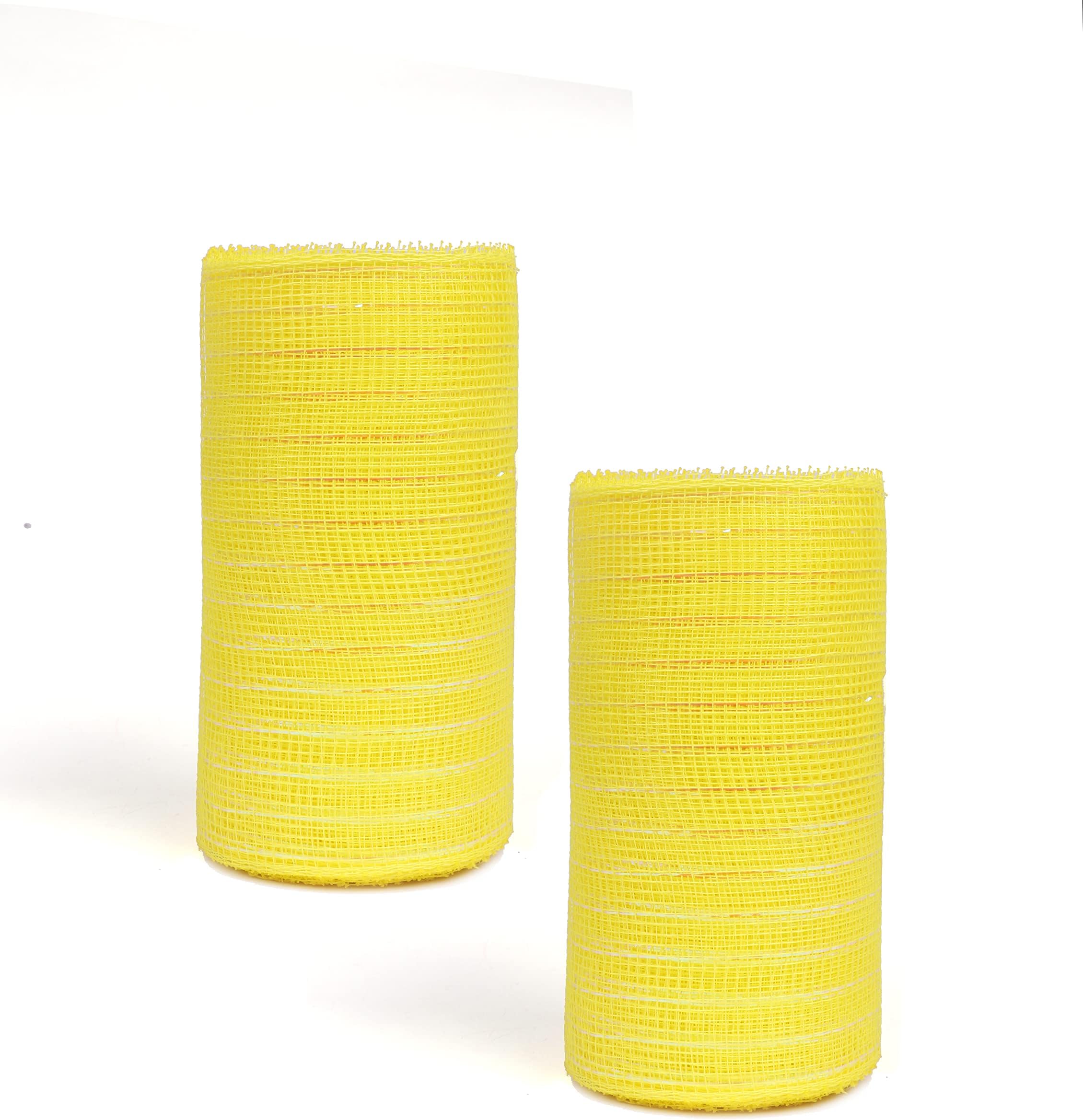 Amazon.com: MIKIMIQI 2 Pack Deco Mesh 5.9 Inch x 30 Feet Decor Mesh ...