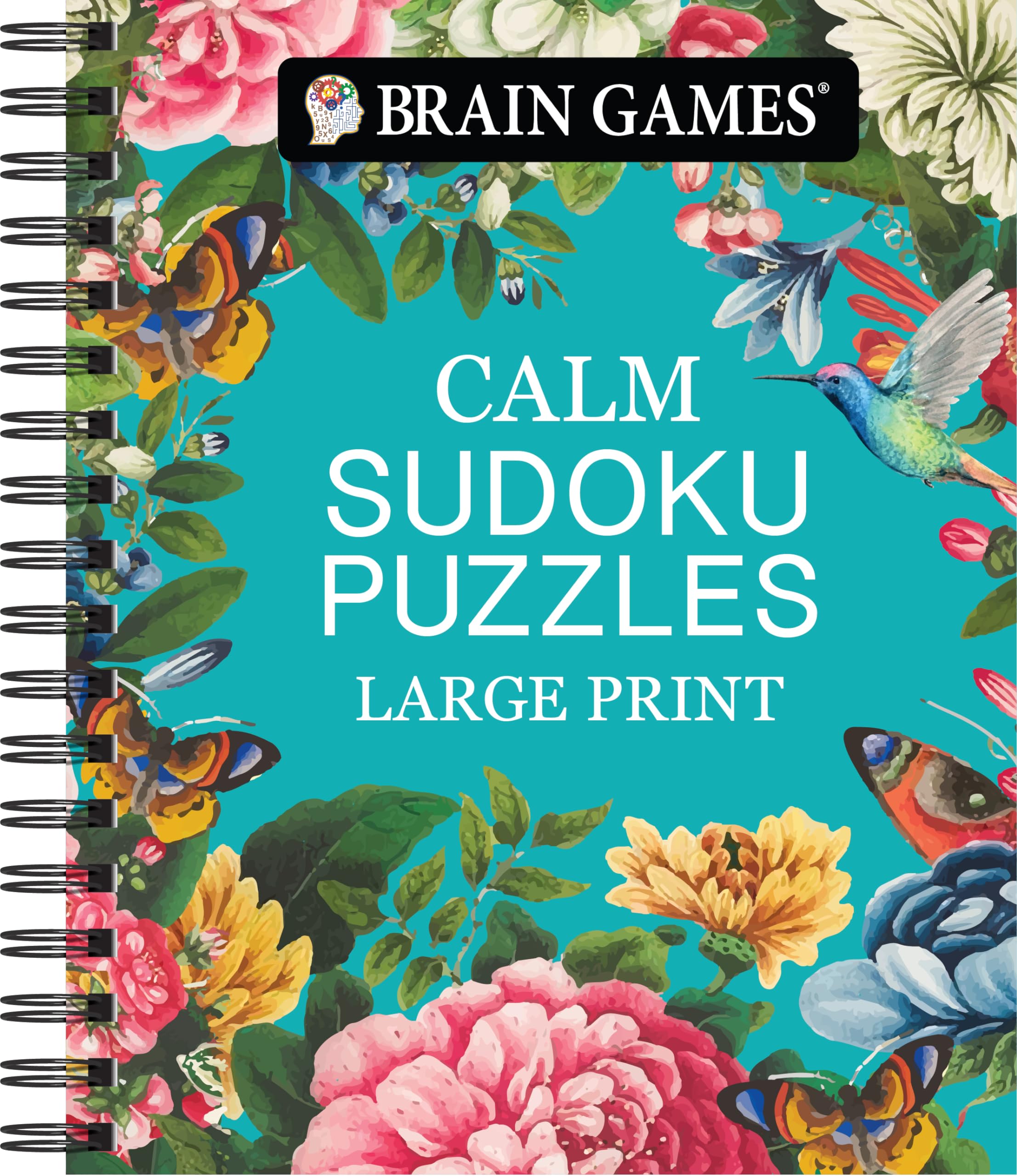 Amazon.com: Brain Games - Calm: Sudoku Puzzles - Large Print (Brain ...