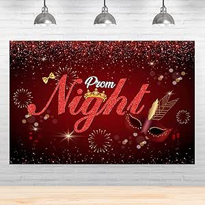 Amazon.com : Prom Night Backdrop,2025 Prom Party Background Graduation ...