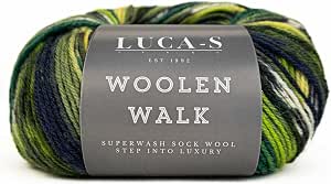 Amazon.com: Luca-S Yarns Superwash Sock Wool for Knitting, 4-Ply Sock ...