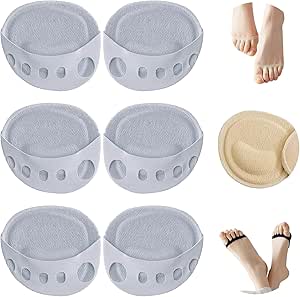 Amazon.com: SooGree 3 Pairs Ball of Foot Cushion Pads Honeycomb Fabric ...