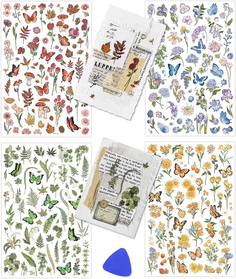 Amazon.com: ZMRU 240PCS Rub On Transfers Stickers for Crafts, Furniture ...