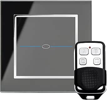 Retrotouch Stunning Innovative Designer Range 1-Gang 1-Way Touch and ...