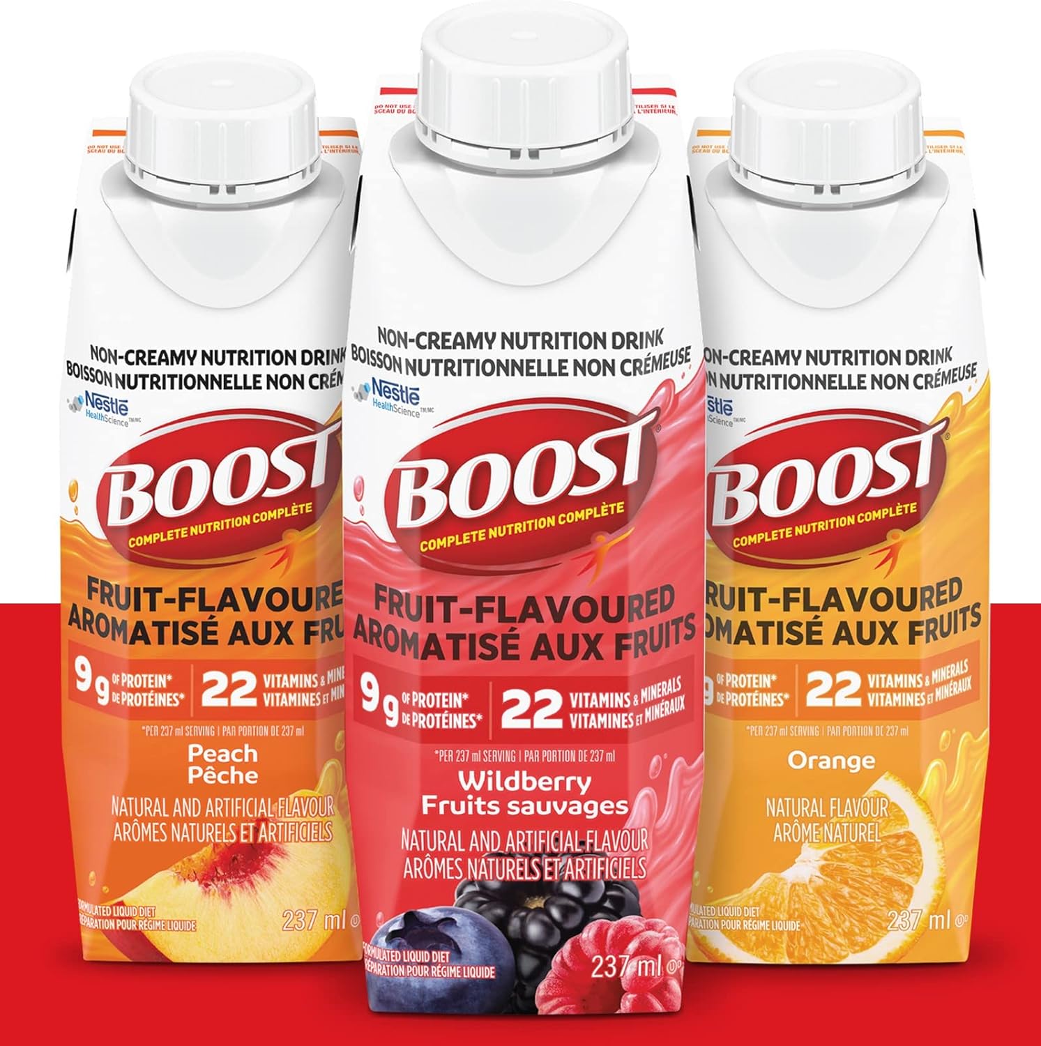 Boost Fruit Flavoured Drink Variety Pack, 237ml, 24 count : Amazon.ca ...