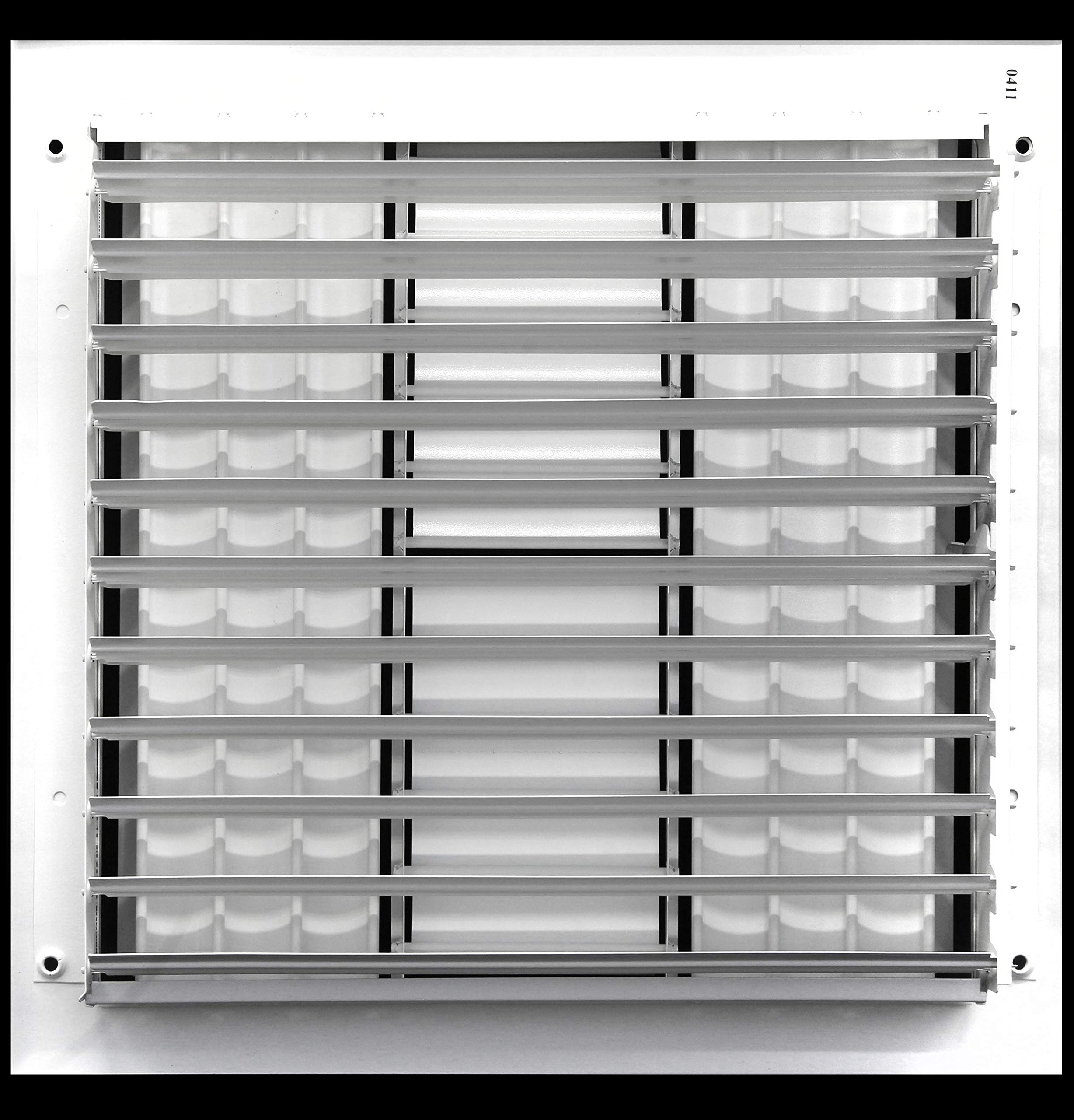 Snapklik.com : 10"w X 10"h 4-Way Air Vent Adjustable Aluminum Curved ...