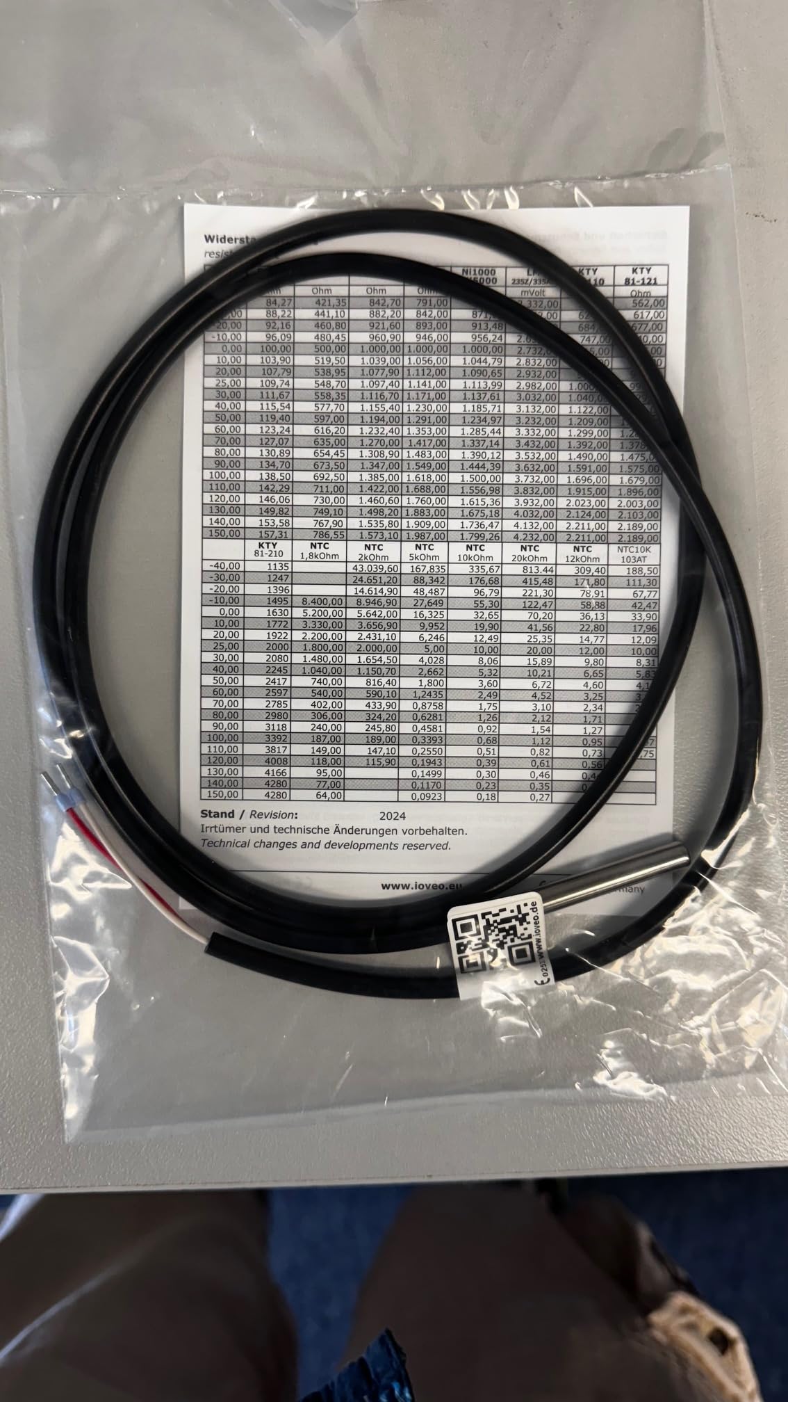 NTC Thermistor - Temperature Sensor 5K Ohm High Accuracy