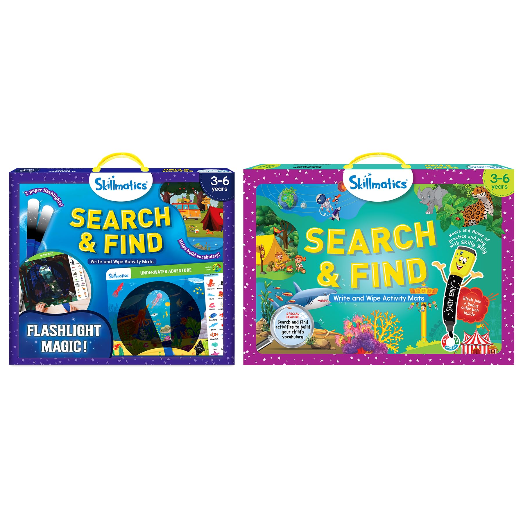 Amazon.com: Skillmatics Search & Find Flashlight Magic and Search ...