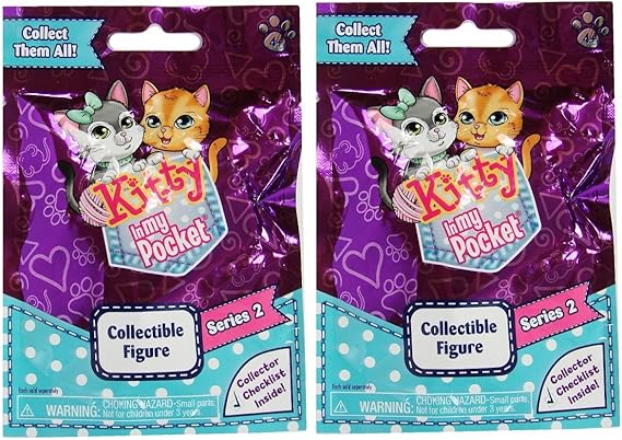 Amazon.com: New 2016 Kitty In My Pocket Series 2 Blind Bag x 2 (2 bags ...