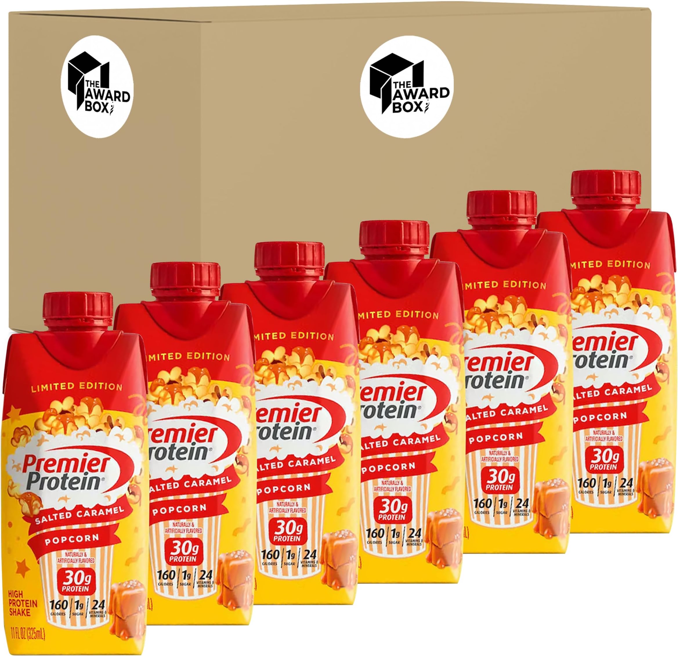 Amazon.com: Premier Protien | 30g Protein Shakes Salted Caramel Popcorn ...