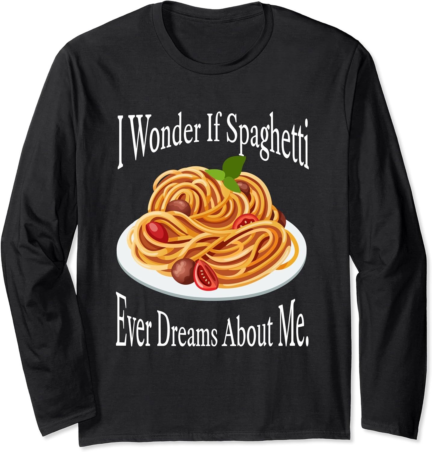 Amazon.com: Spaghetti Lover T-Shirt funny gift for pasta and meatballs ...