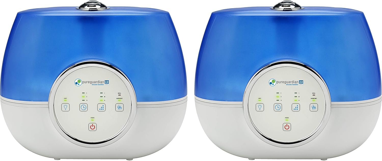 Amazon.com: PureGuardian 13L Output Per Day Ultrasonic Warm and Cool ...