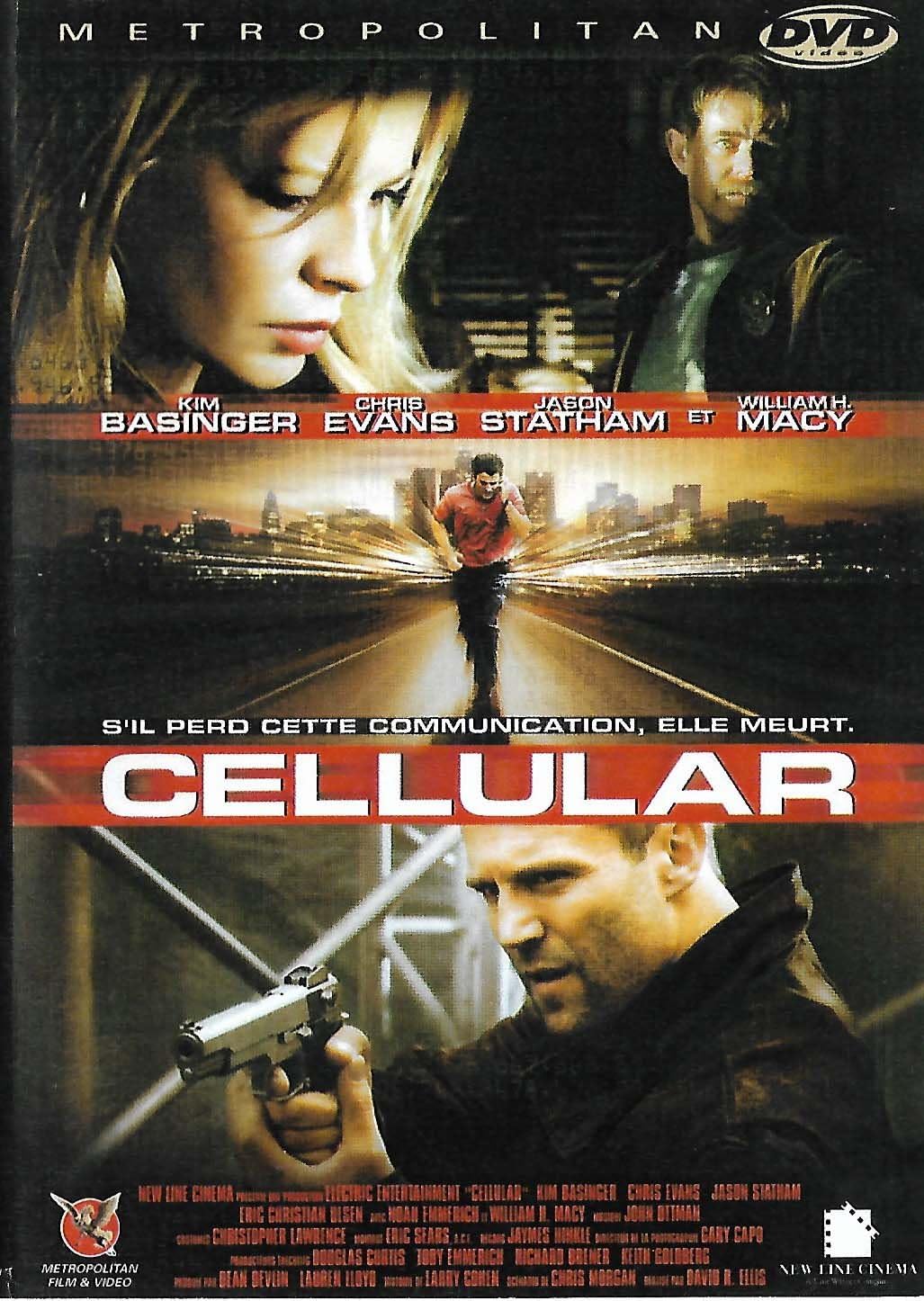 CELLULAR: Amazon.fr: Kim Basinger, Chris Evans, Eric Christian Olsen ...