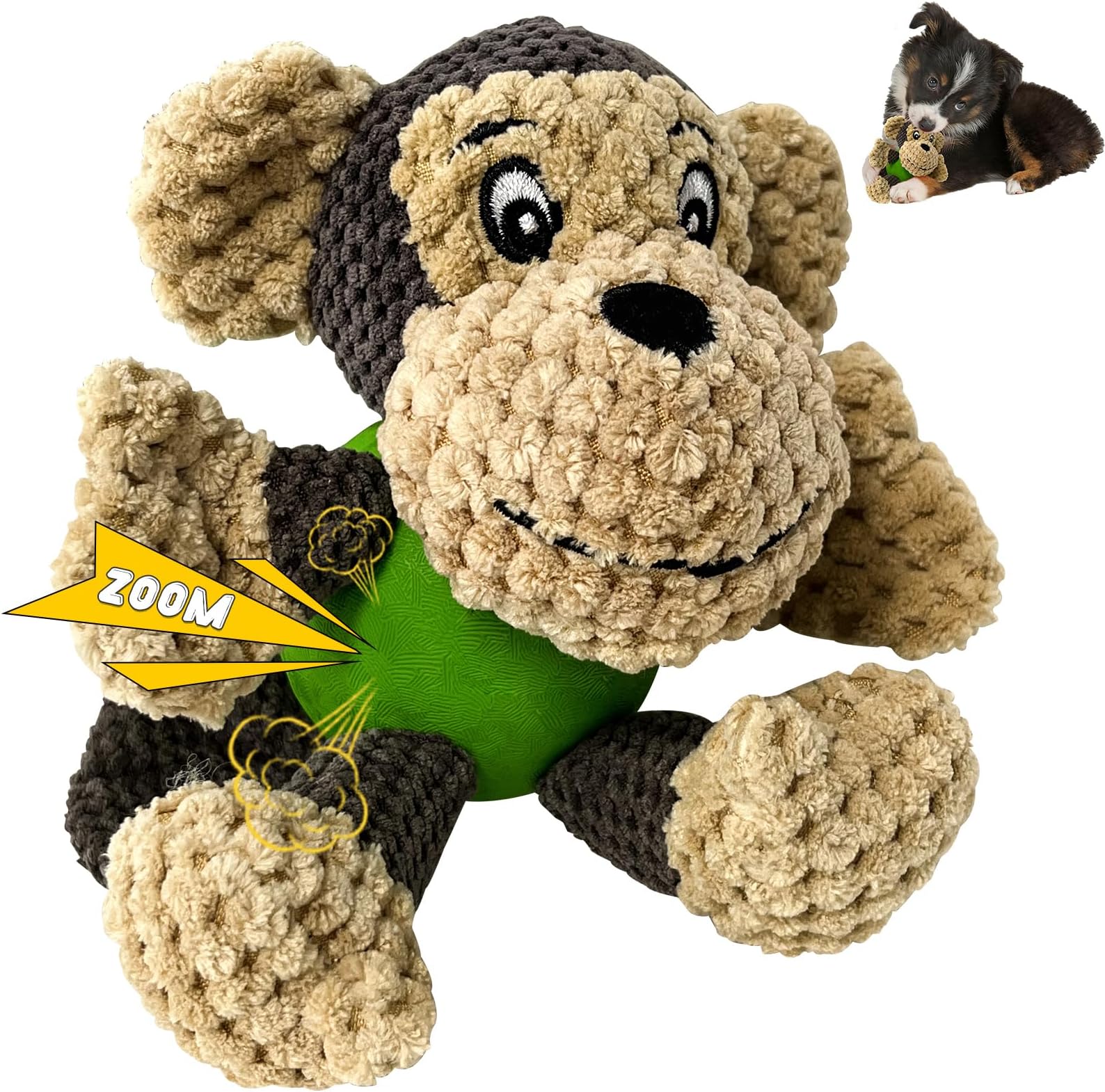 happypet Mad About Pets Big Buddie - Chucky the Chimp Talking Dog Toy ...