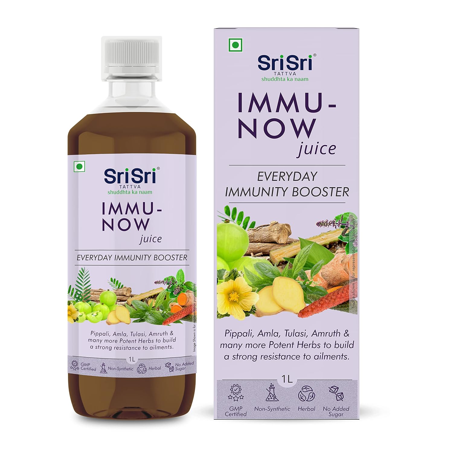 Sri Sri Tattva Immu-Now Juice - Everyday Immunity Booster, 1L : Amazon ...