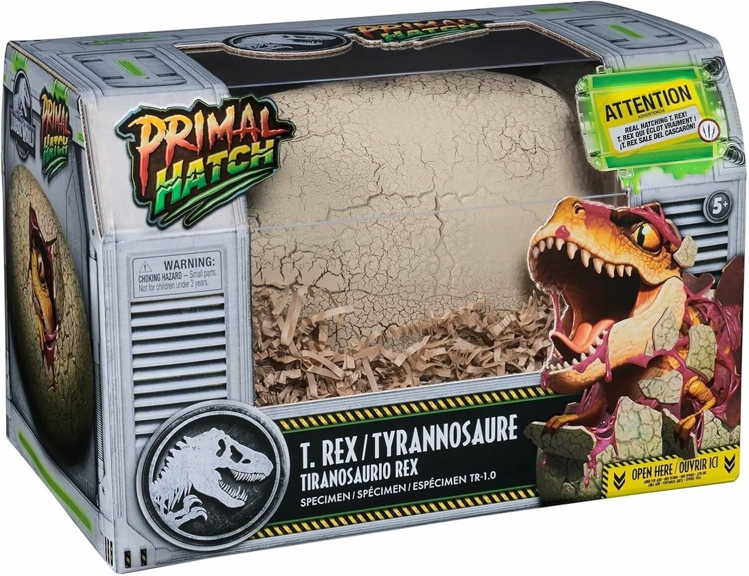 Amazon.com: Primal Hatch Jurassic World Interactive Toy Dinosaur & Egg ...