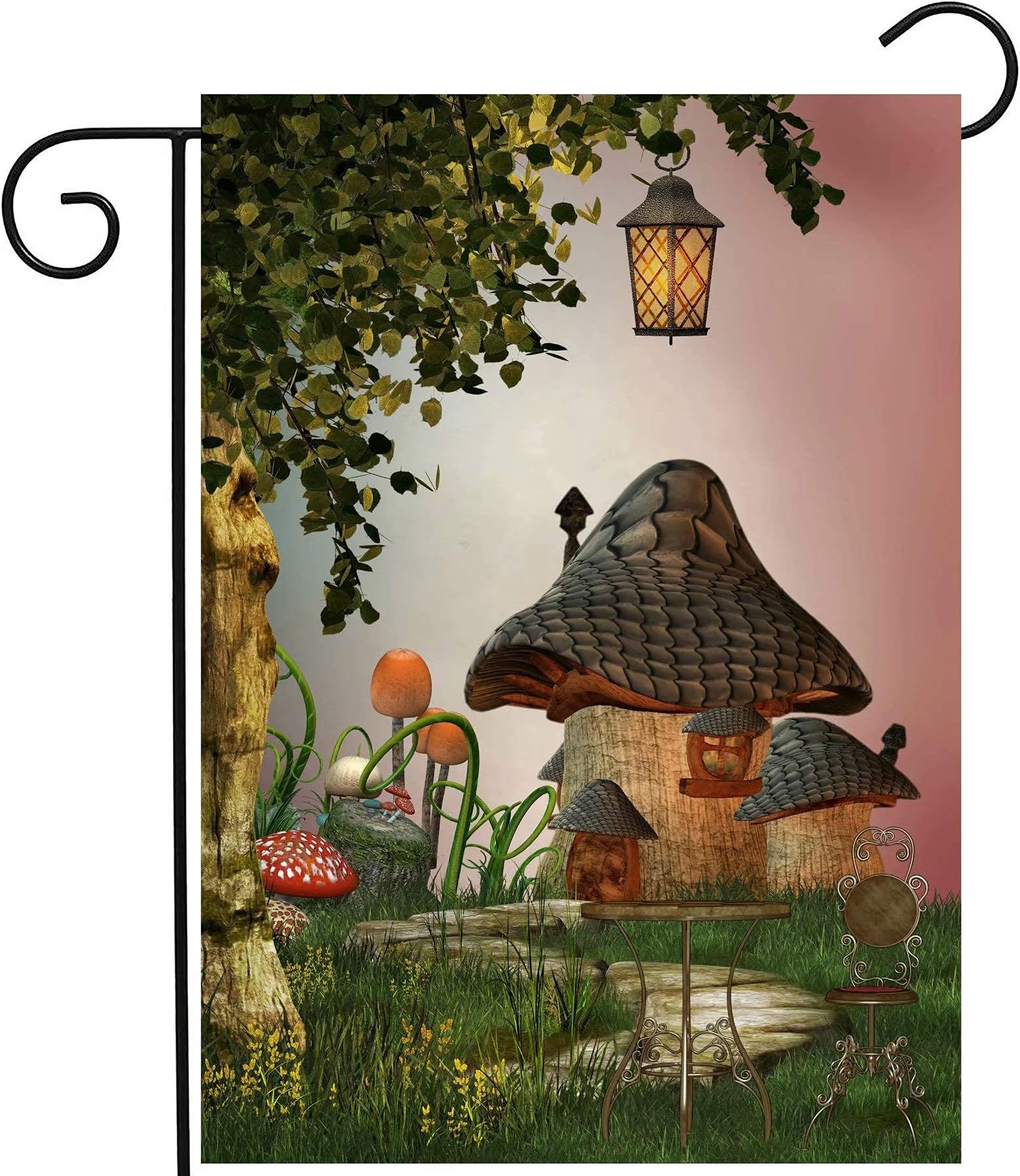 Amazon.com : Txtains Fantasy Meadow with a Fairy Tree Lamps Daisy ...