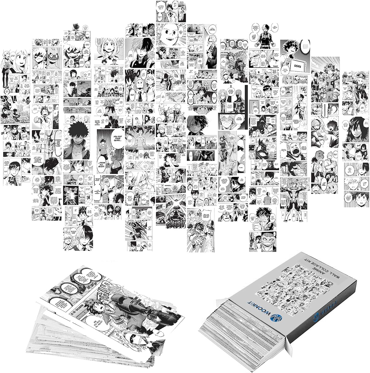 Amazon.com: Woonkit My Hero Academia Posters (MHA), Anime Wall Collage ...