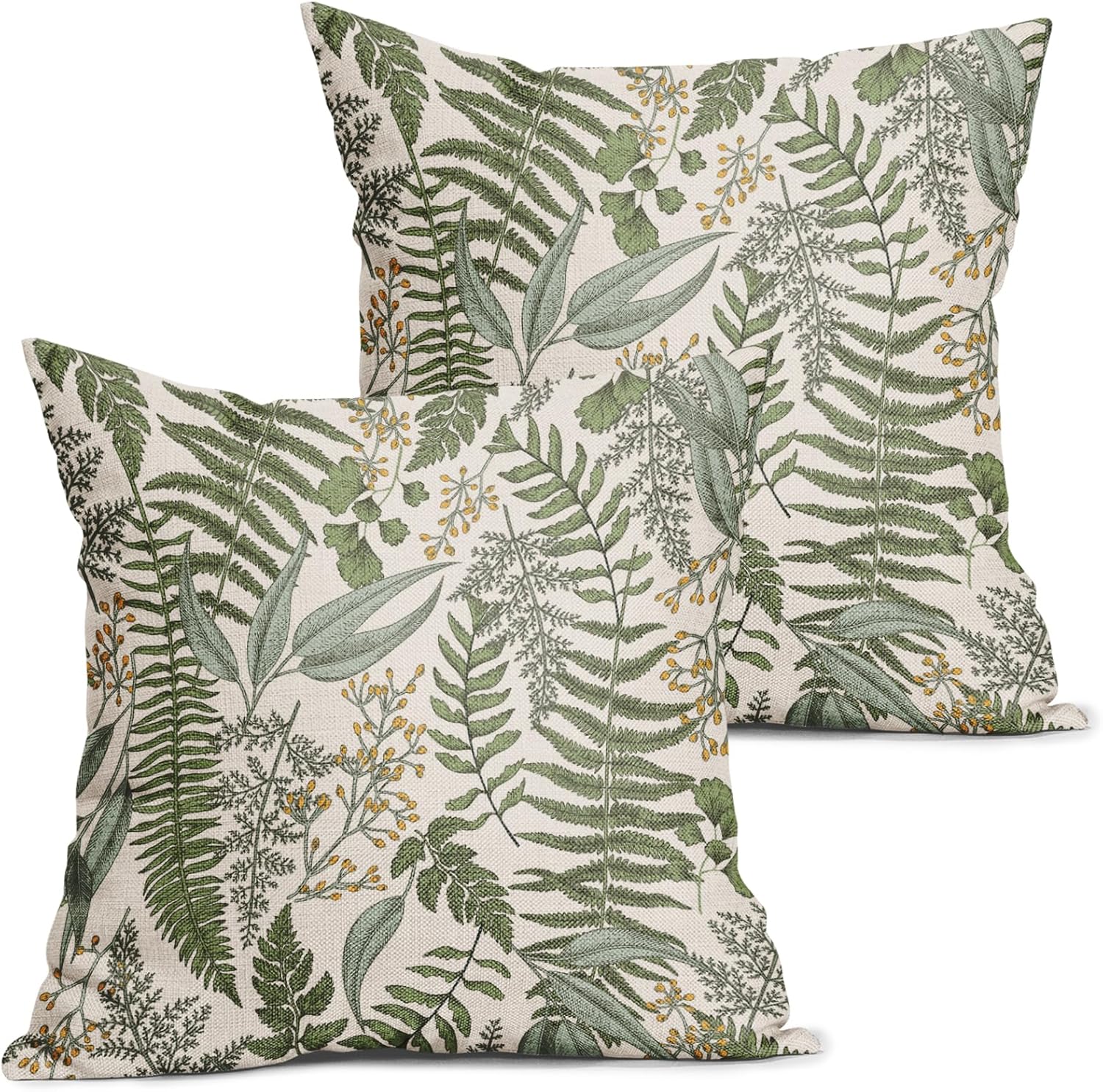 Amazon.com: Kawani Spring Summer Leaf Pillow Covers 18X18 Inch ...