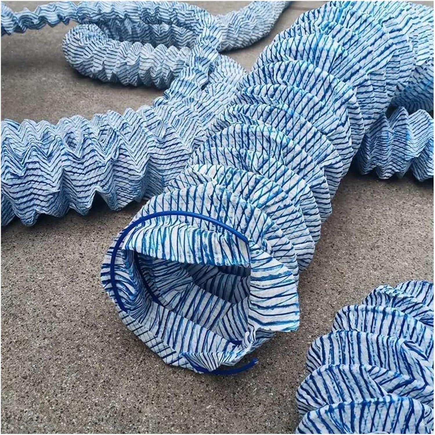 2 Inch 3.1in 5.9" Wide French Drain Pipe Perforated, Yard Drain Tube ...