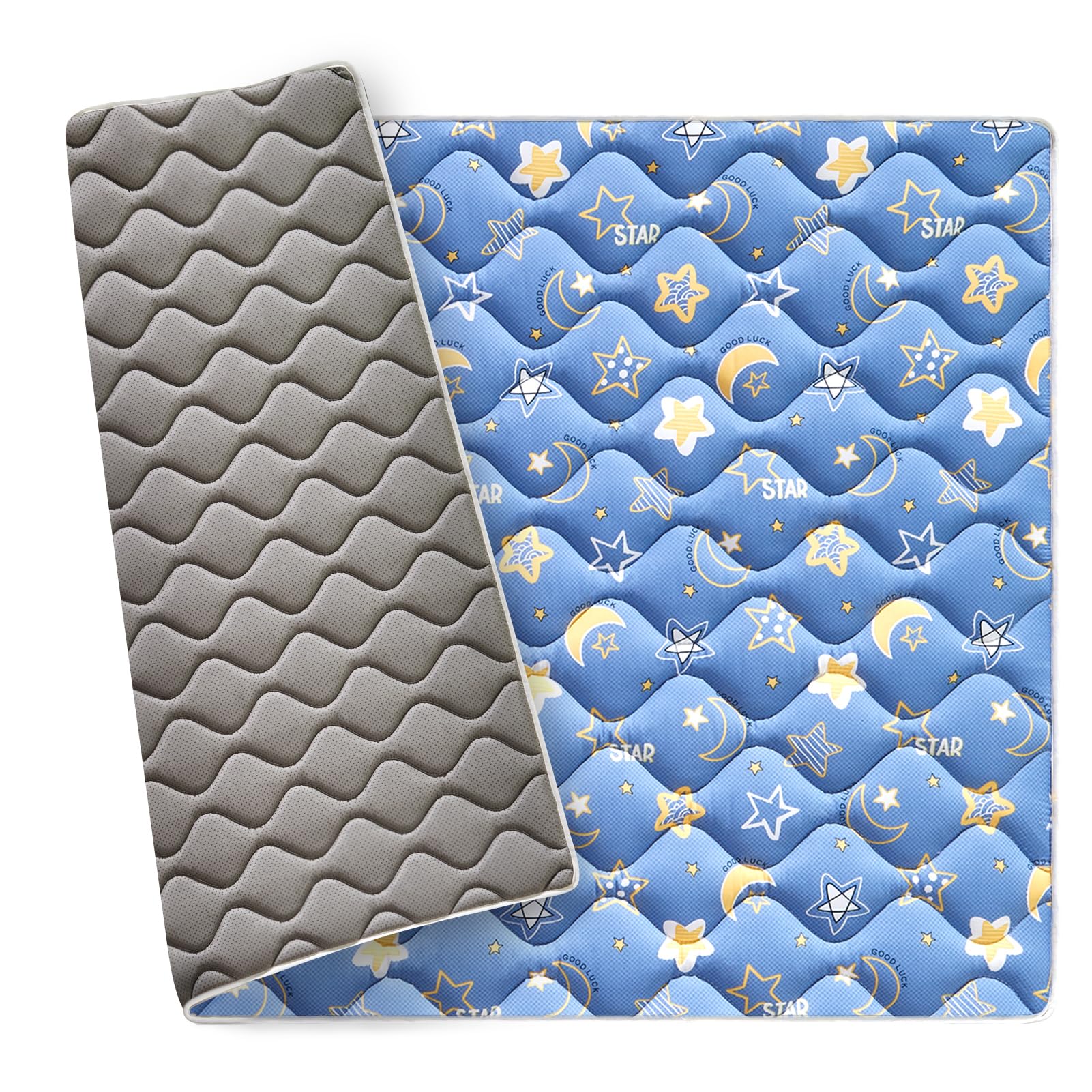 Amazon.com : Premium Foam Baby Play Mat 47" X 47", Thick One-Piece ...