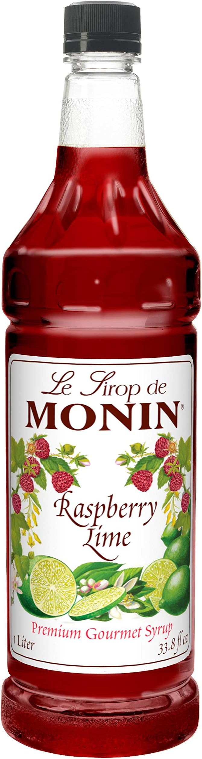 Amazon.com: Monin Raspberry Lime Syrup, 1 Liter - 4 per case. : Grocery ...