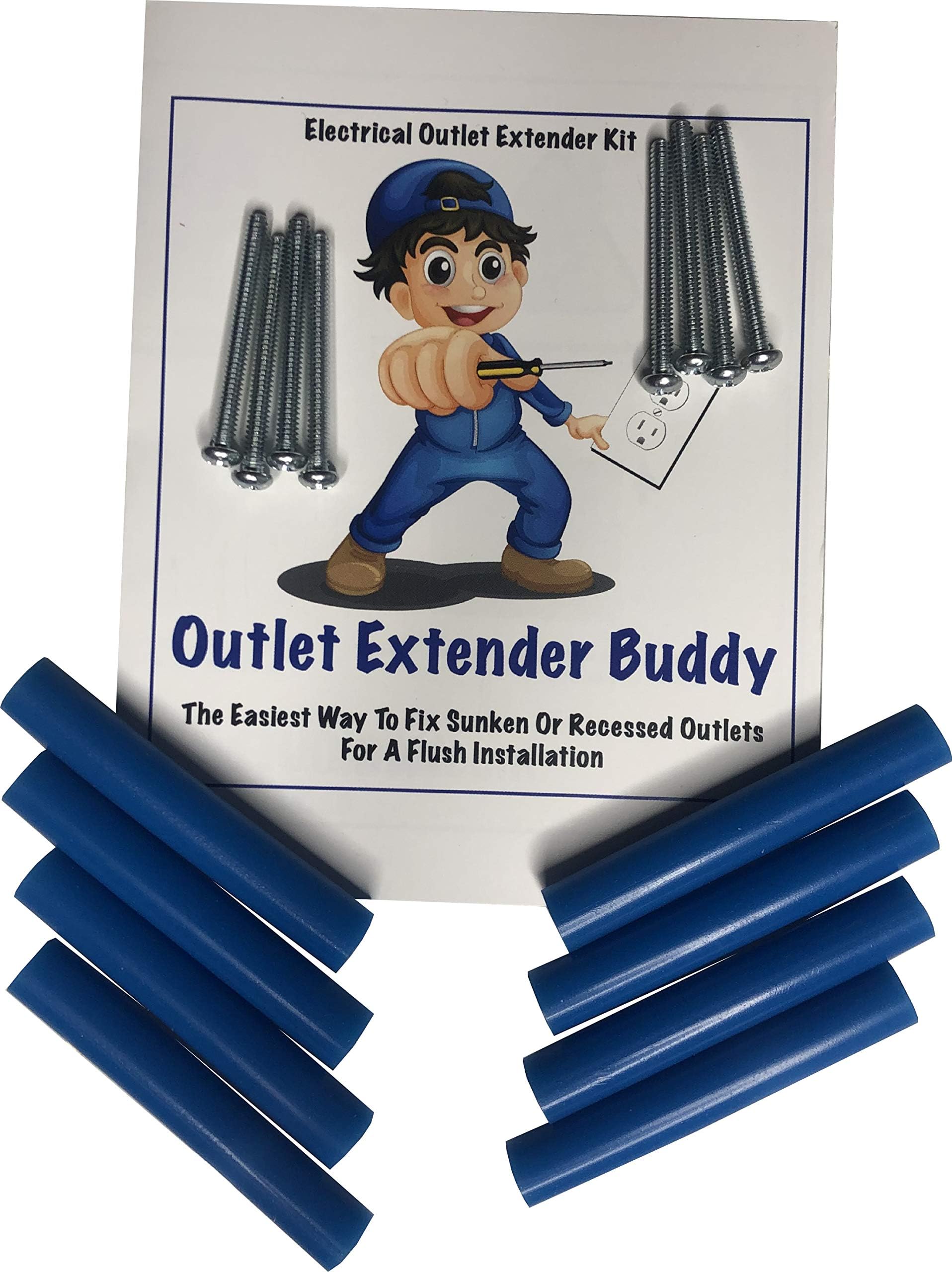 Outlet Extender by Outlet Extender Buddy – Electrical Box Extender Kit ...