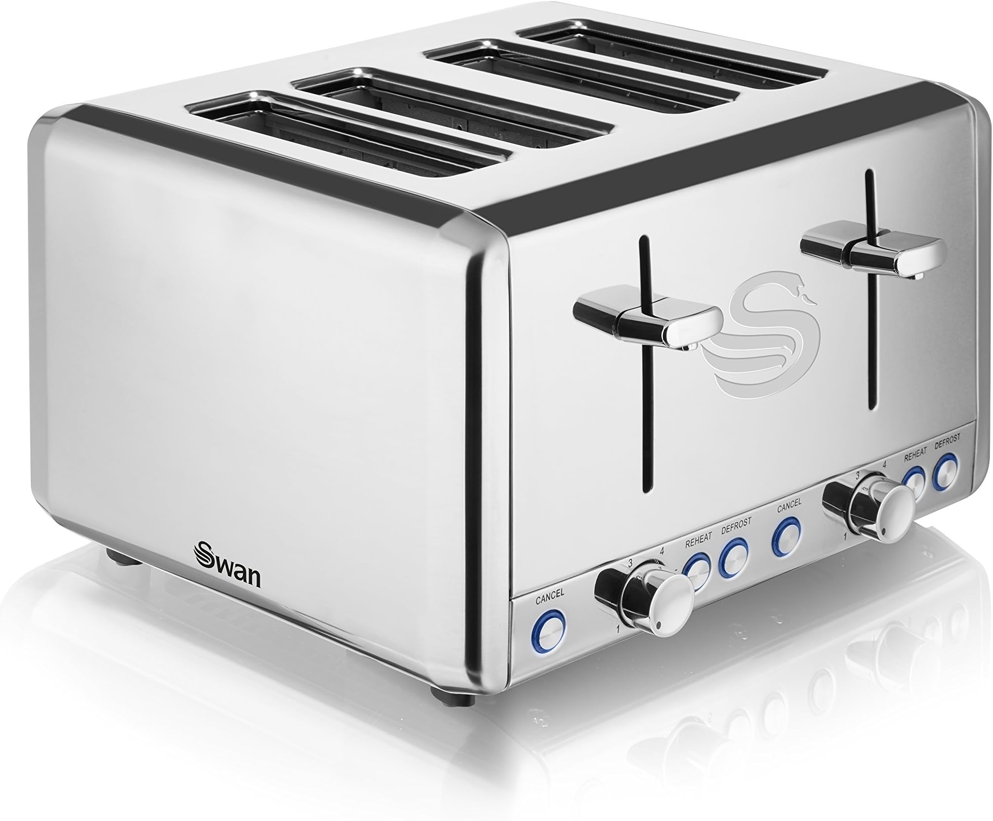 Russell Hobbs Futura 4-Slice Toaster 18790 - Stainless Steel Silver ...