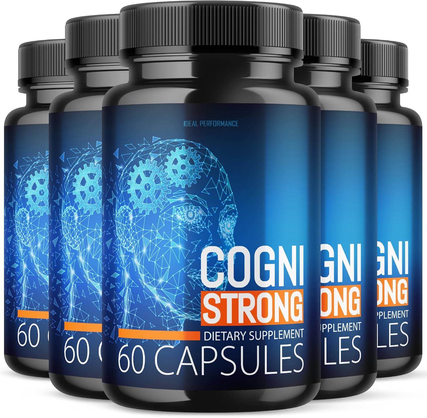 Amazon.com: IDEAL PERFORMANCE (5 Pack) Cognistrong Supplements Cogni ...