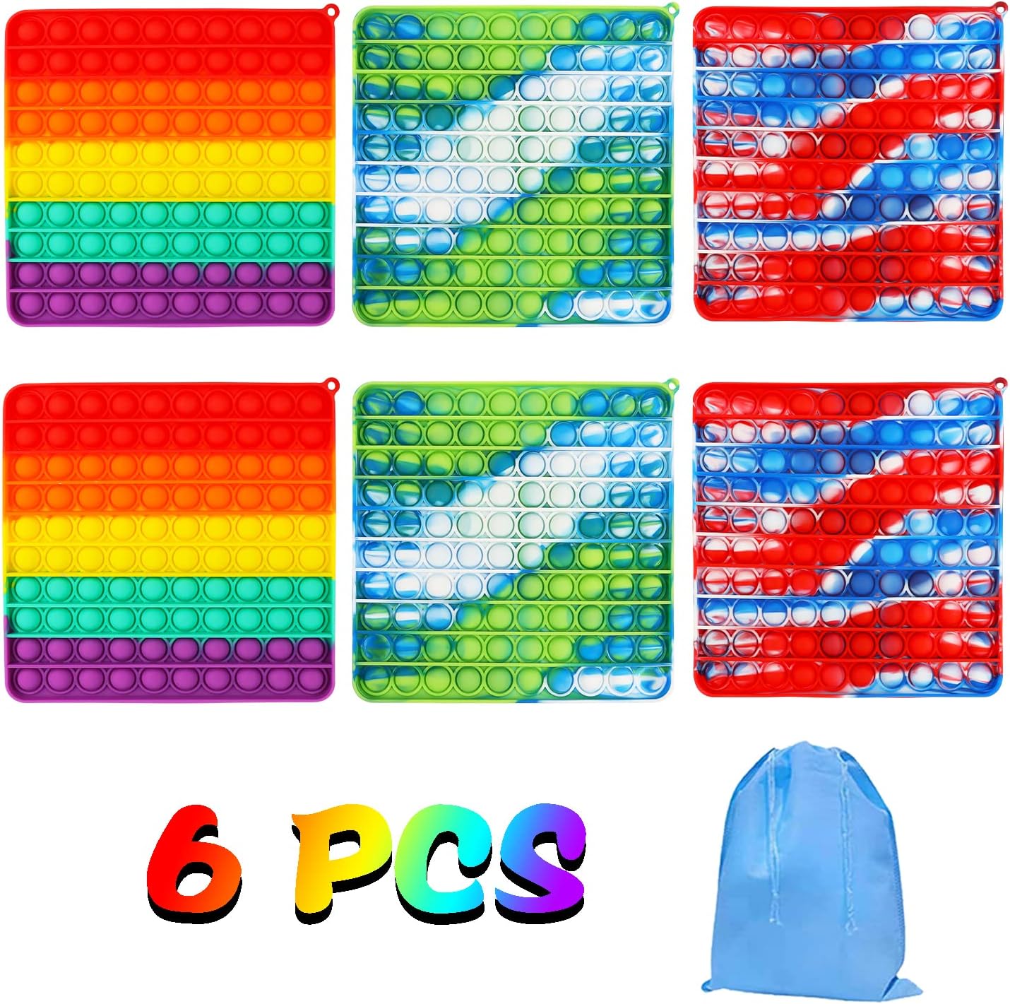 SUNCOO Valentines Day Gifts for Kids -Bubble Push Pop Fidget Toy Pack ...