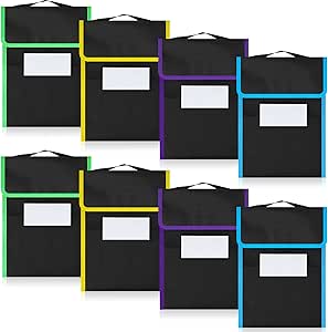 Large Book Pouches Nylon Fabric Book Bag with Stitched on Handle and ...